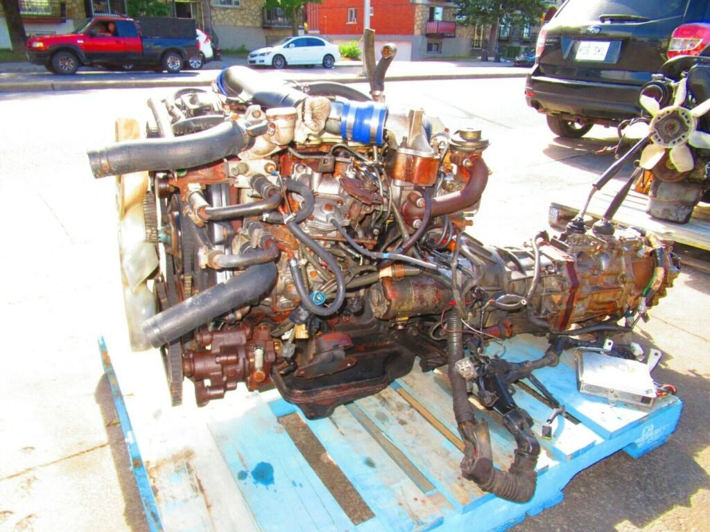 TOYOTA HILUX 2L-TE TURBO DIESE MOTOR 4X4 MT TRANSMISSION 2.4L 2L-T 2L ...