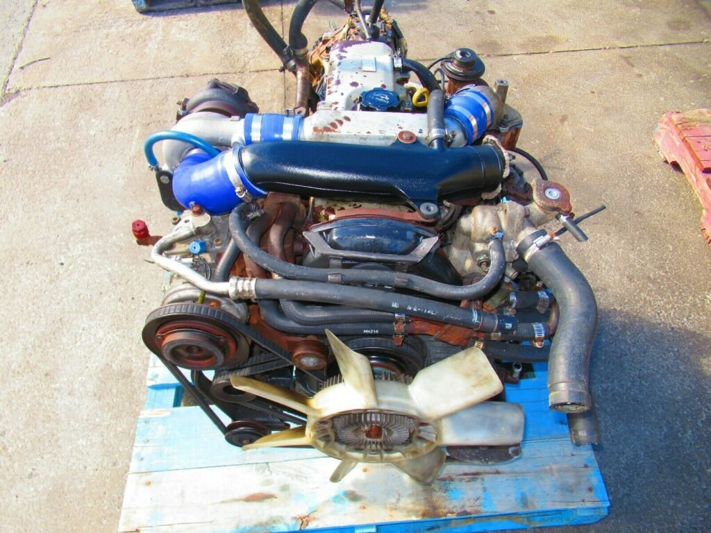 TOYOTA HILUX 2L-TE TURBO DIESE MOTOR 4X4 MT TRANSMISSION 2.4L 2L-T 2L ...