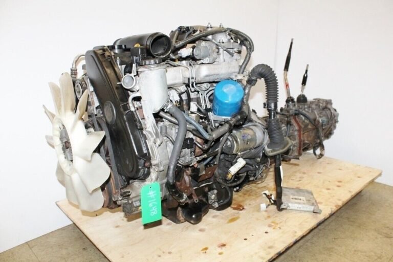 TOYOTA 1KZ-TE TURBO DIESEL ENGINE AWD MANUAL TRANSMISSION JDM 1KZ MOTOR ...